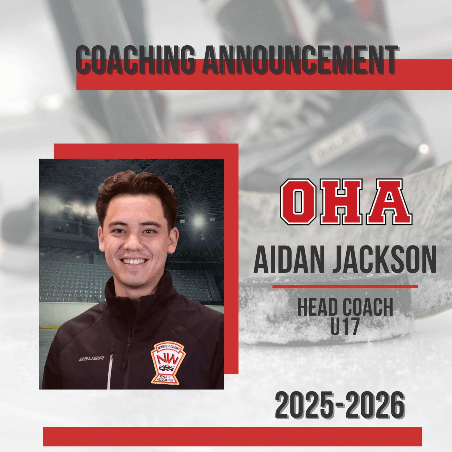 Welcome Aidan Jackson – New U17 Head Coach at OHA Penticton | OHA Penticton