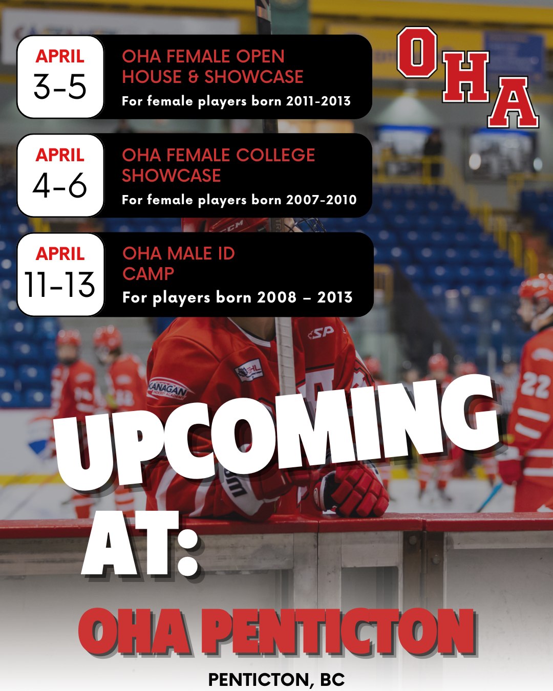 2025 Okanagan Elite Spring Hockey Development Program - OHA Penticton